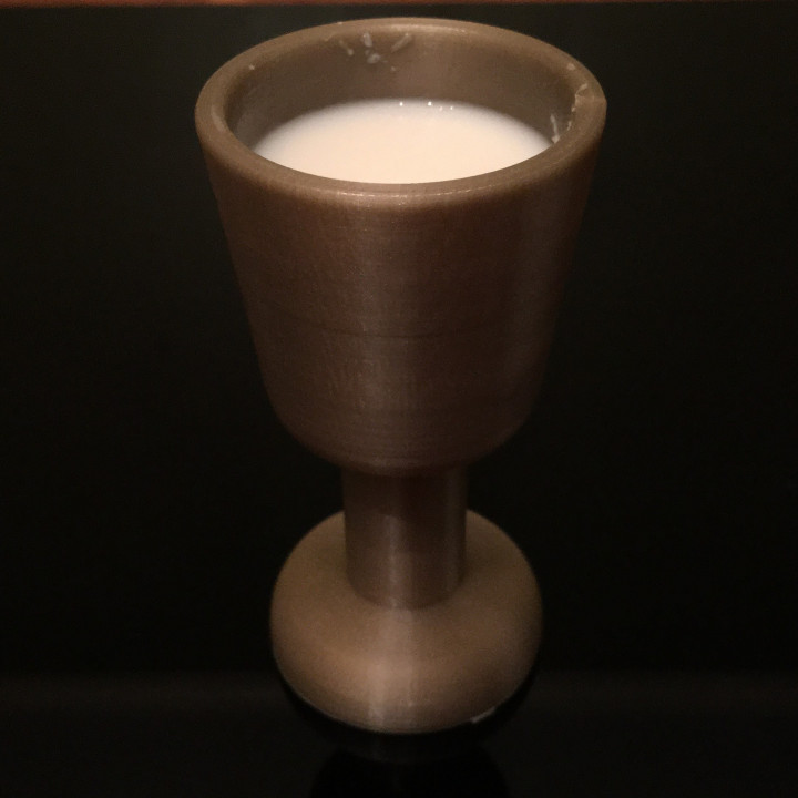 3D Printable Giant Lego Goblet by Arden Markin