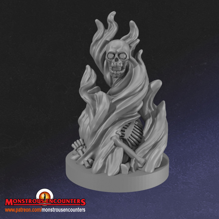 3D Printable Demilich (SUPPORTLESS) by Monstrous Encounters