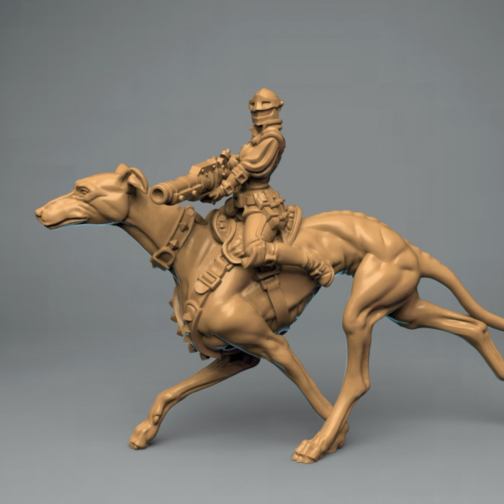 3D Printable hunter 3 mounted by Herospawnspot