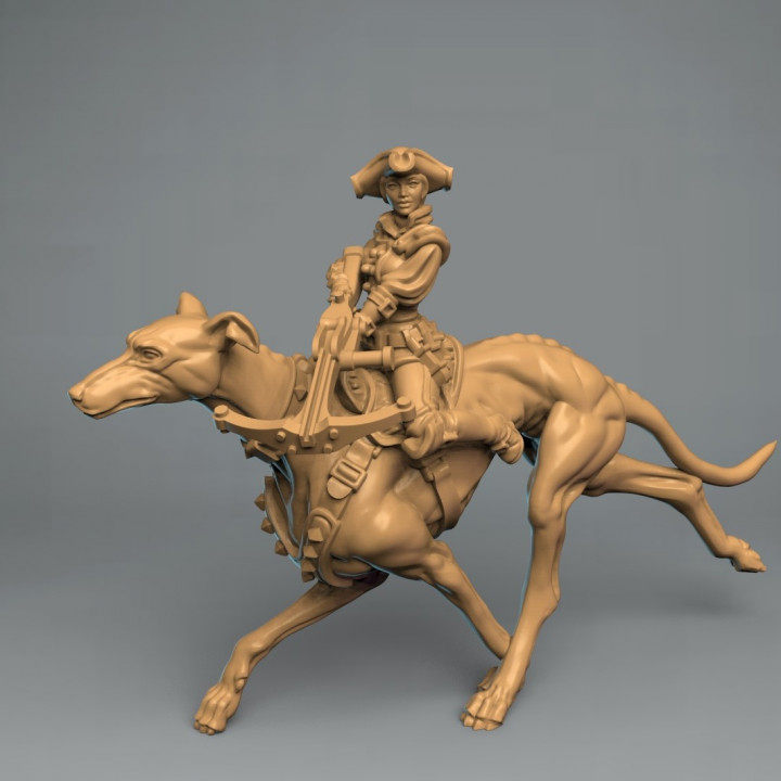 3D Printable hunter 3 mounted by Herospawnspot