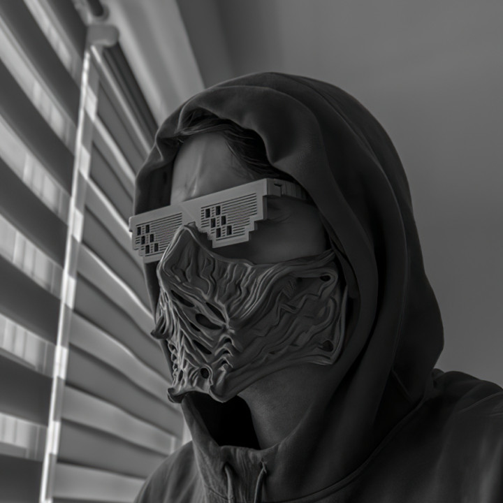 3D Printable Ninja mask MK inspired by Todor Kolev
