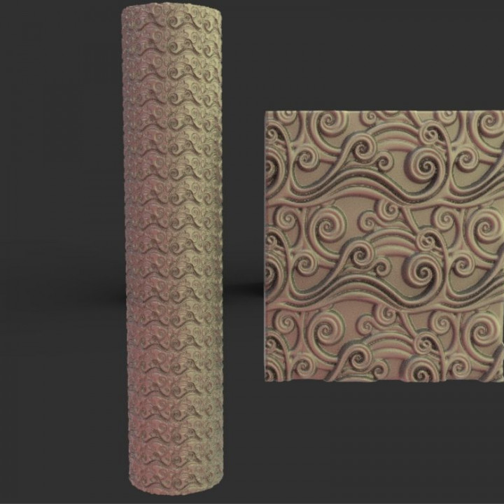 3D Printable Textured Rolling pins COMPLETE COLLECTION. 39 models by ...
