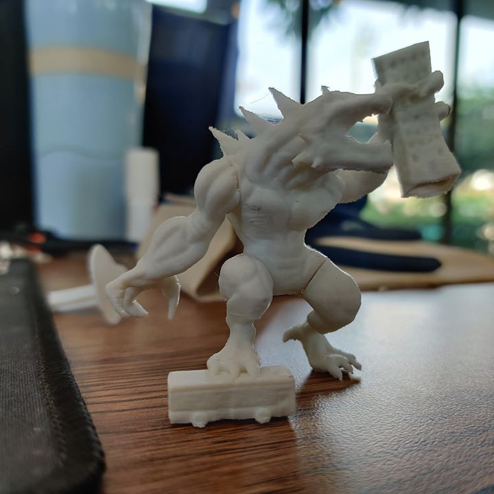 3D Printable king of tokyo dark edition gigazaur by Village's Hope ...