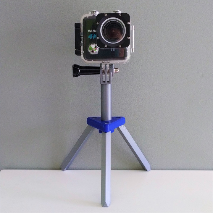 3D Printable Tripod for GoPro by Corentin Paquet