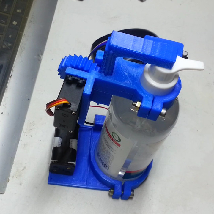 3D Printable How to make automatic hand cleaner dispenser machine by ...