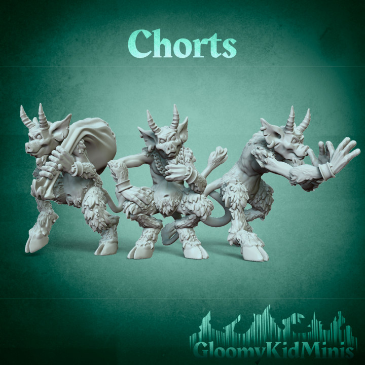 3D Printable Chorts by GloomyKidMinis