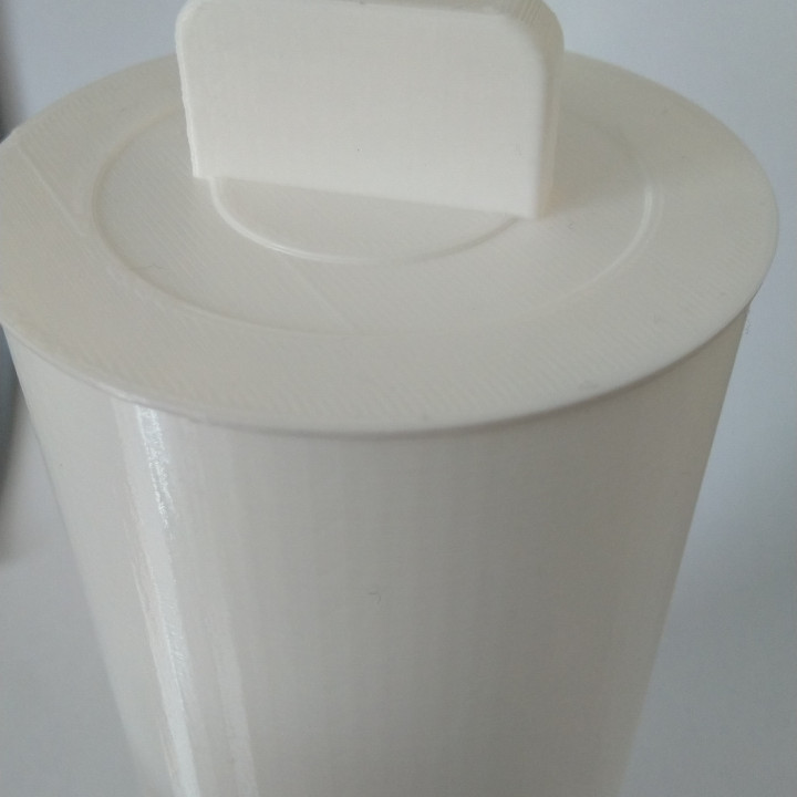 3D Printable Simple Cup And Lid by OLC