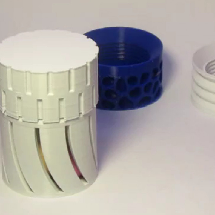 3D Printable Slice Capsule by 3DTinkerer