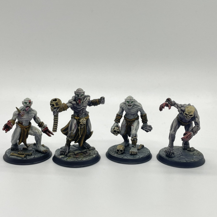 3D Print of UNDEAD: Crypt Ghouls Unit by amendoza056