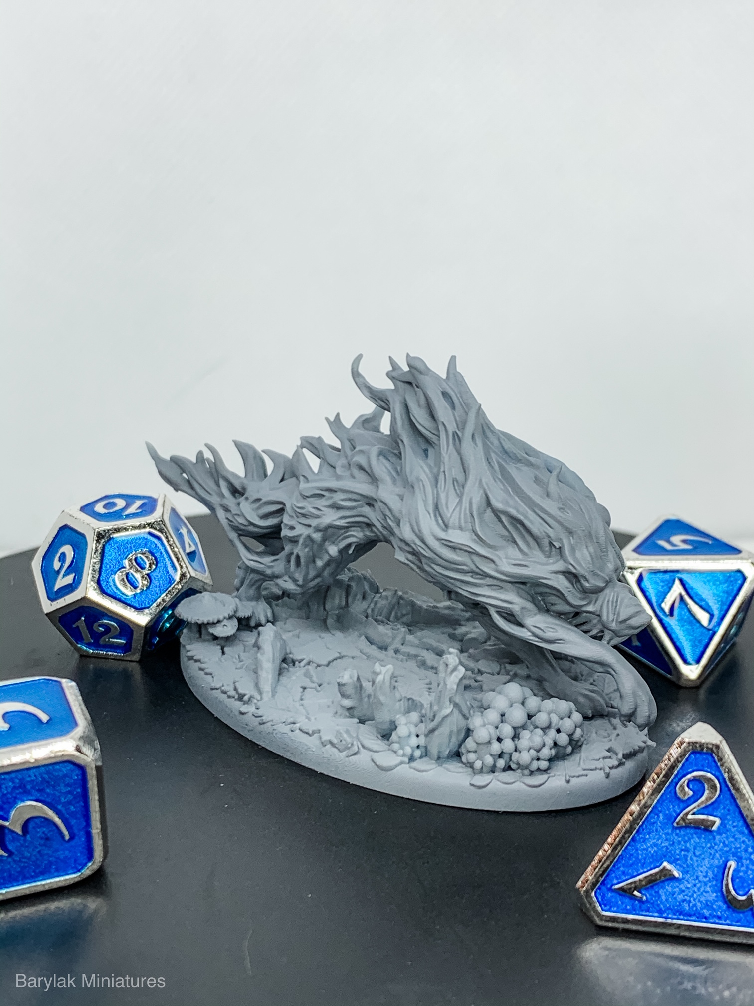 3D Printable Wraith Wolf #1 PRESUPPORTED by Asgard Rising Miniatures
