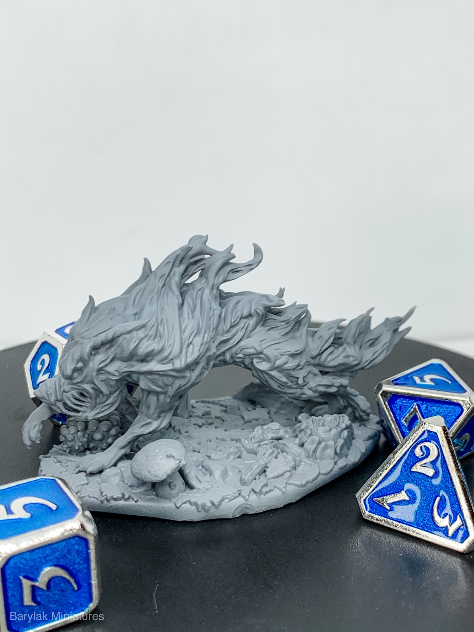 3D Printable Wraith Wolf #1 PRESUPPORTED by Asgard Rising Miniatures