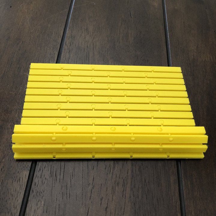 3D Printable Sushi Mat Mulligan by Jonathan Tobe