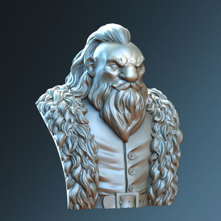 3D Printable Adventurer Dwarf bust by Leonardo Escovar