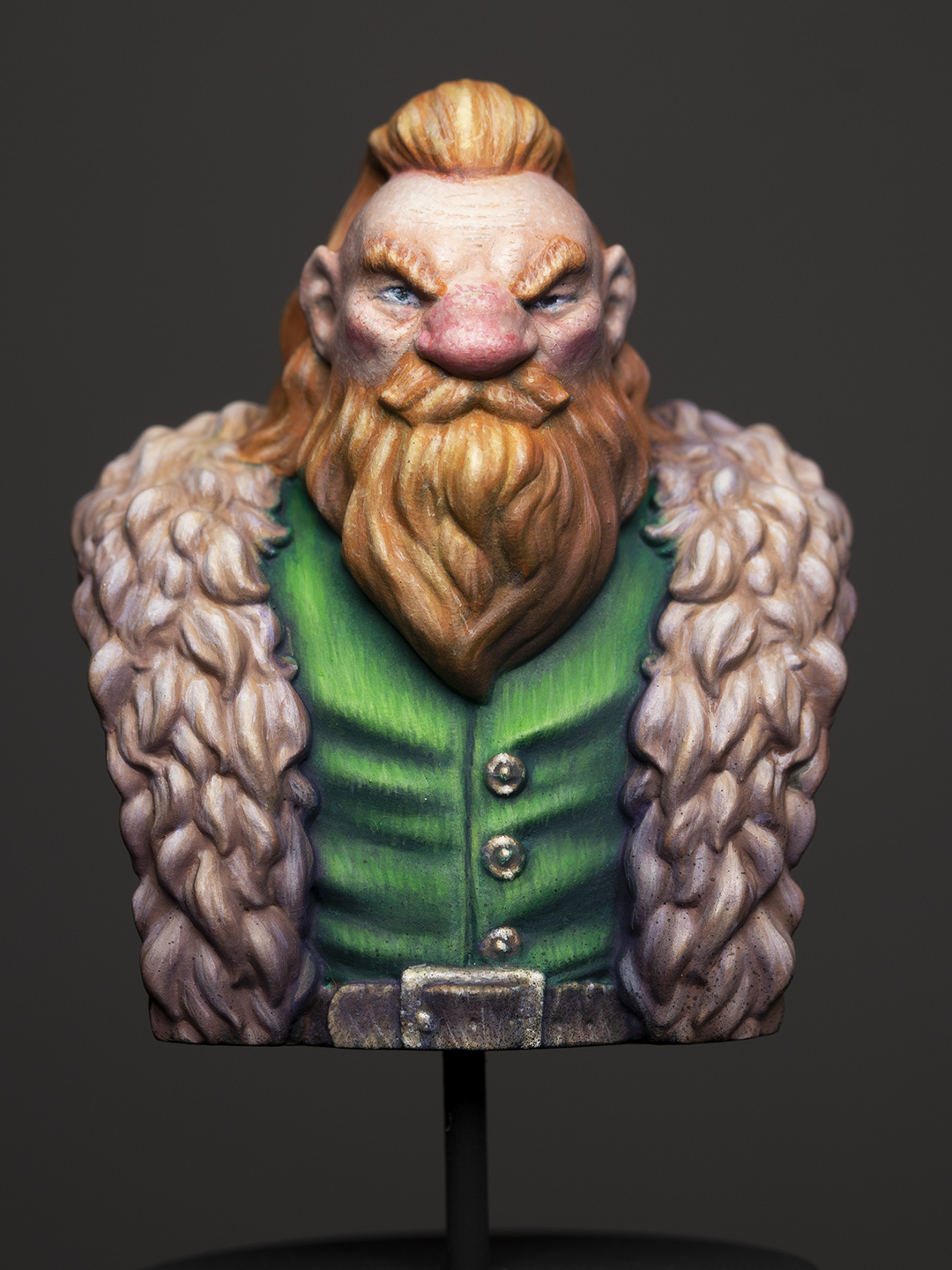 3D Printable Adventurer Dwarf bust by Leonardo Escovar