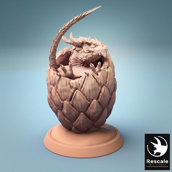 3D Printable Dragon Eggs by Rescale Miniatures