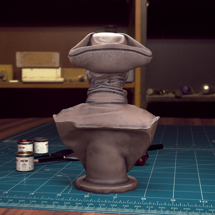 3D Printable Ghoul John Hancock Fallout [Fallout 4] Inspired Bust [Pre ...