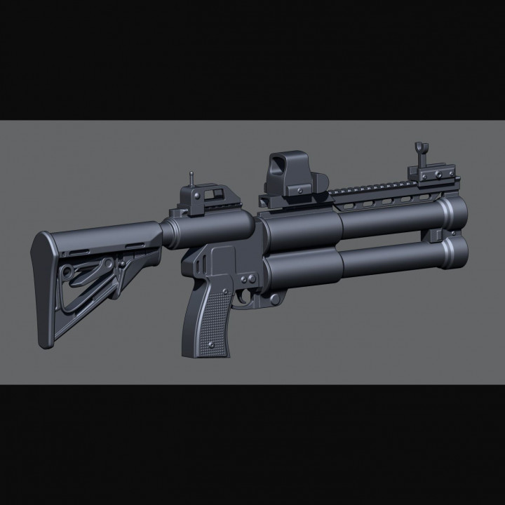 3D Printable Sage ordnance Deuce GUN - 3D print model by 3DpropsDesigns