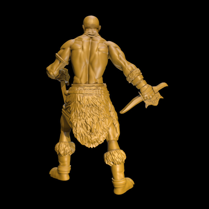 3D Printable Brawler With weapons by Jeremy Smith