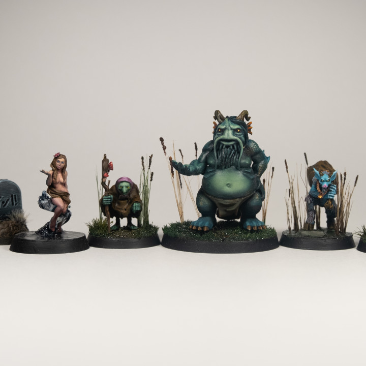 3D Printable Fey Bog Set by GloomyKidMinis