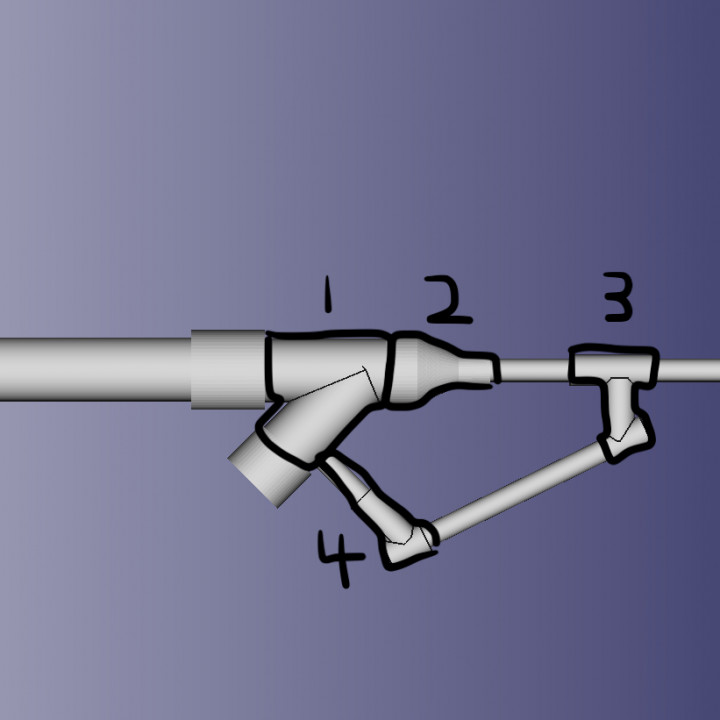 3D Printable Potato Cannon by Alex