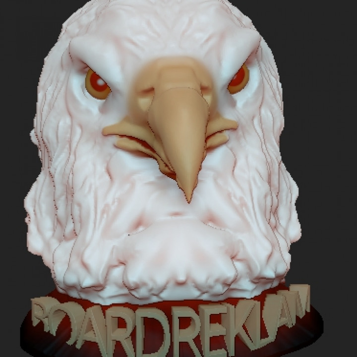 3D Printable bald eagle by Yigitman