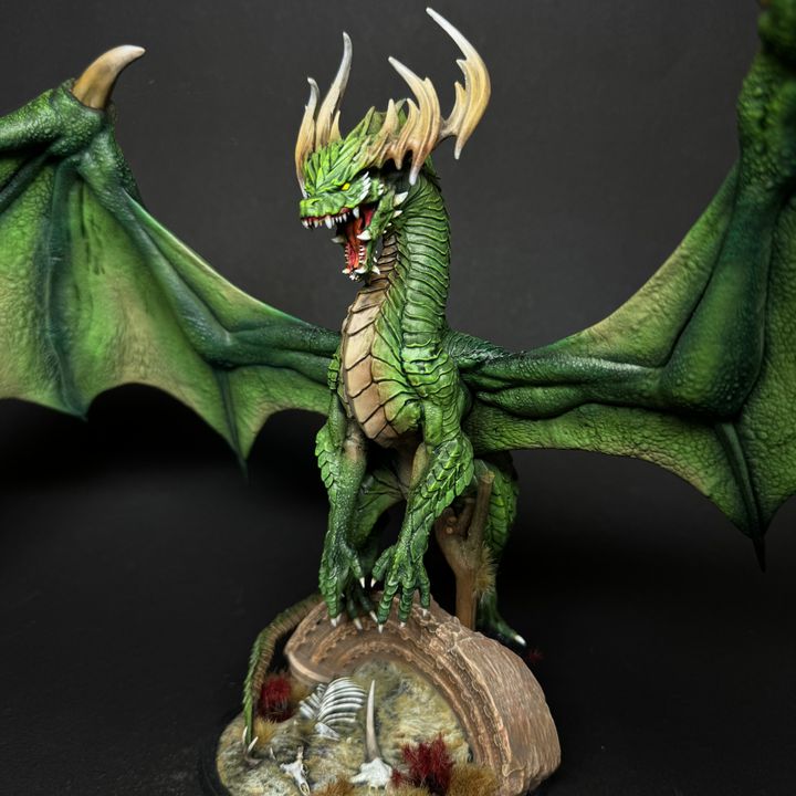 3D Print of Green Dragon by meikeckhardt