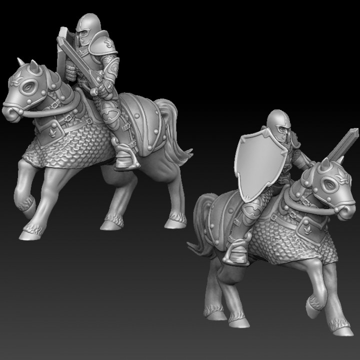 3D Printable Knight horse rider by Stanislav Kuznetsov