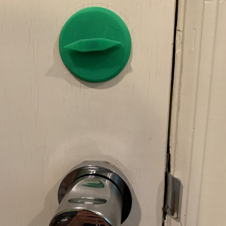 3D Printable Door Lock by Zach Hay