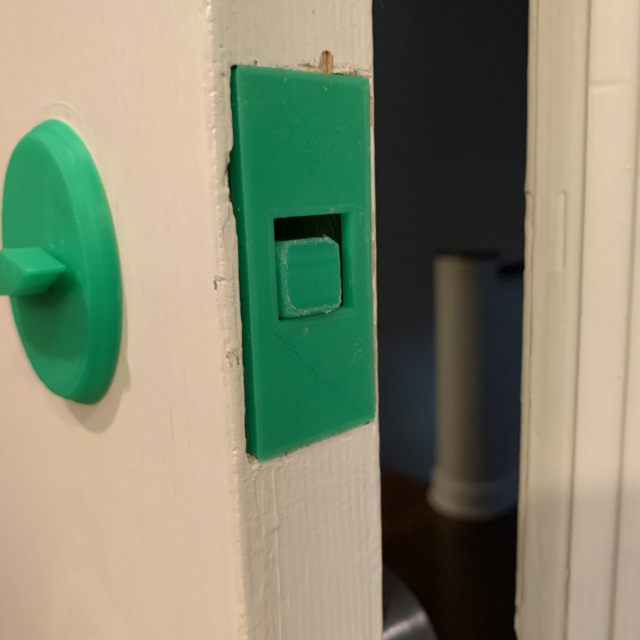 3D Printable Door Lock by Zach Hay