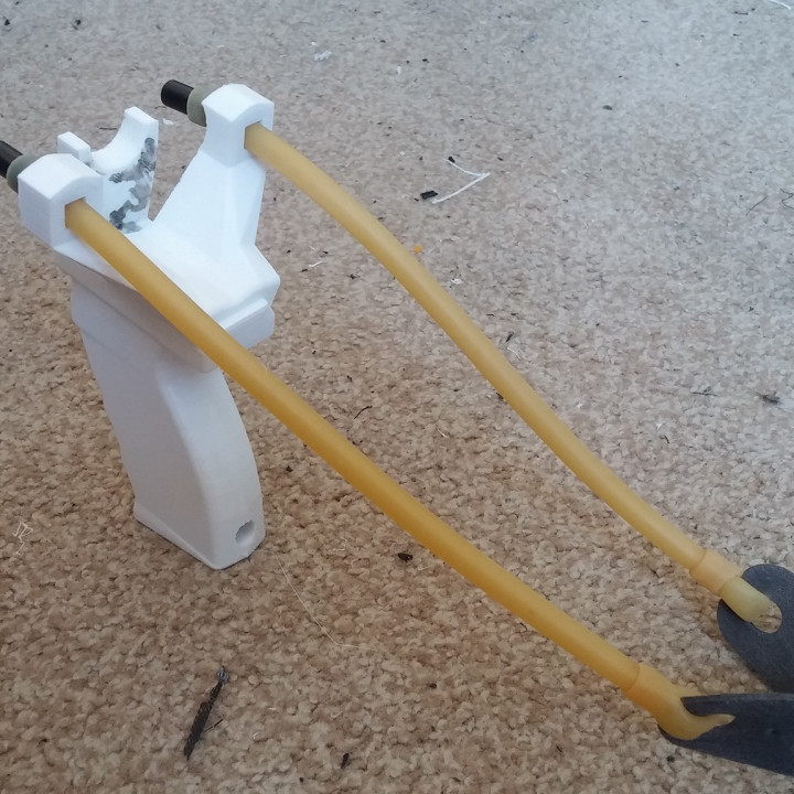 3D Printable Modular Sling Bow/Slingshot by Mike S