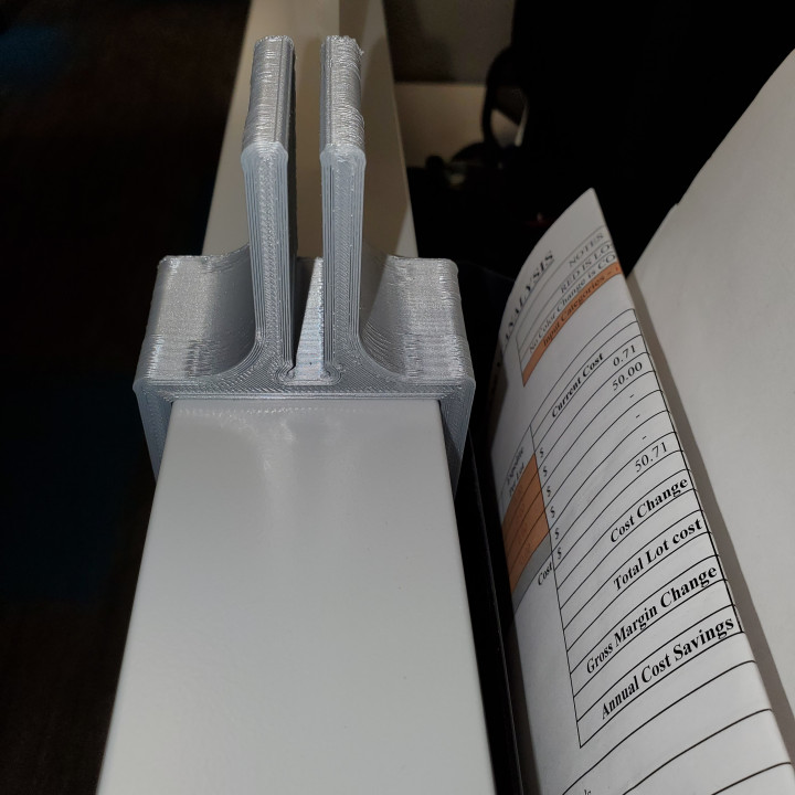 3D Printable .250 Plexiglas support clamp / bracket by BRIAN MCCARTY