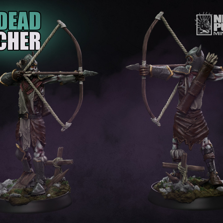 3D Printable UNDEAD COURT set by Necropunks Miniatures