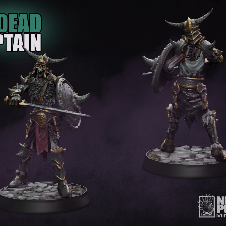 3D Printable UNDEAD COURT set by Necropunks Miniatures