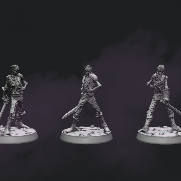 3D Printable UNDEAD PEASANT by Necropunks Miniatures
