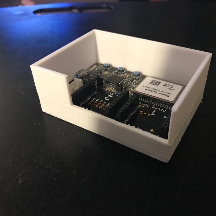 3D Printable Azure Sphere Developers Kit Case by Victor Novak