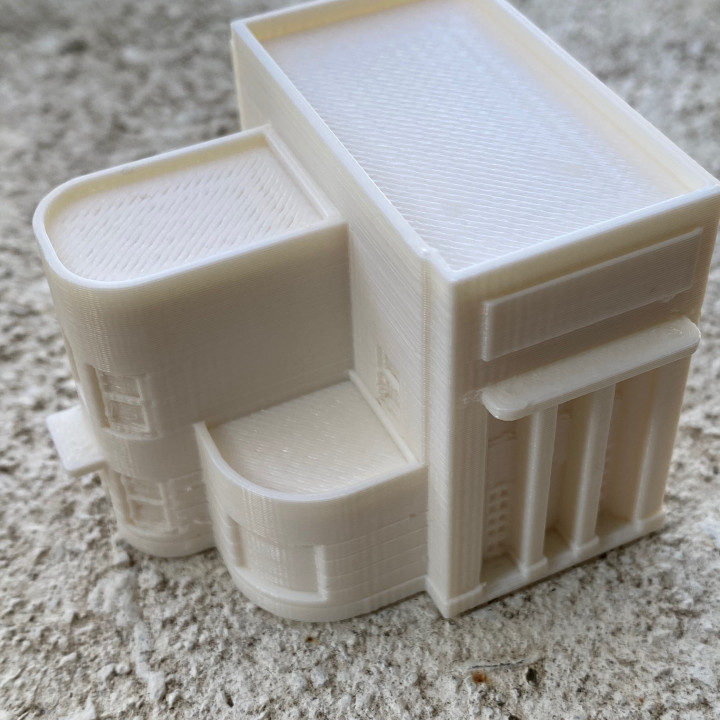 3D Printable Art Deco Blocks - Tempe Bank, Sydney by joe rimmer