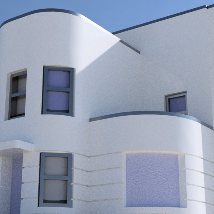 3D Printable Art Deco Blocks - Tempe Bank, Sydney by joe rimmer