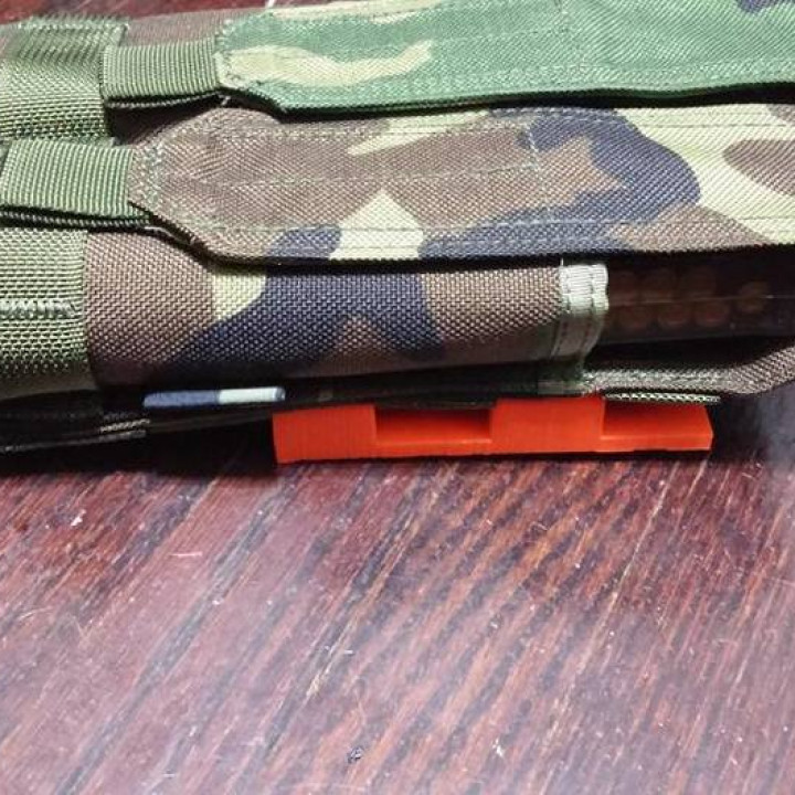 3D Printable Wall-Mounted MOLLE/PALS Mounting System (3 x 2) by Mike S