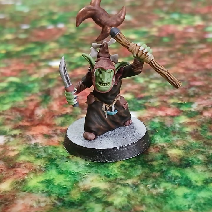 3D Print of Goblin warlock by bradleyoates