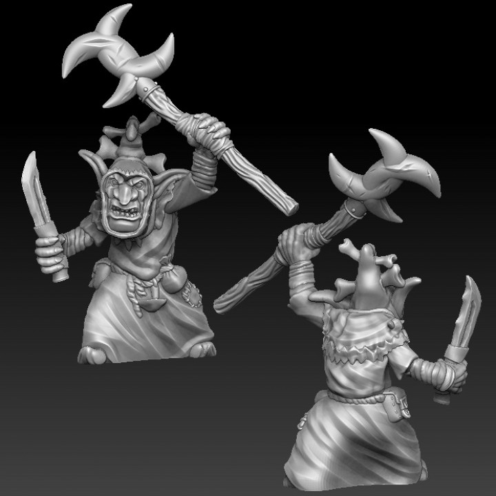 3D Printable Goblin warlock by Stanislav Kuznetsov
