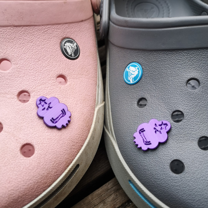 3D Printable Lumpy Space Crocs Charm by Al Sl