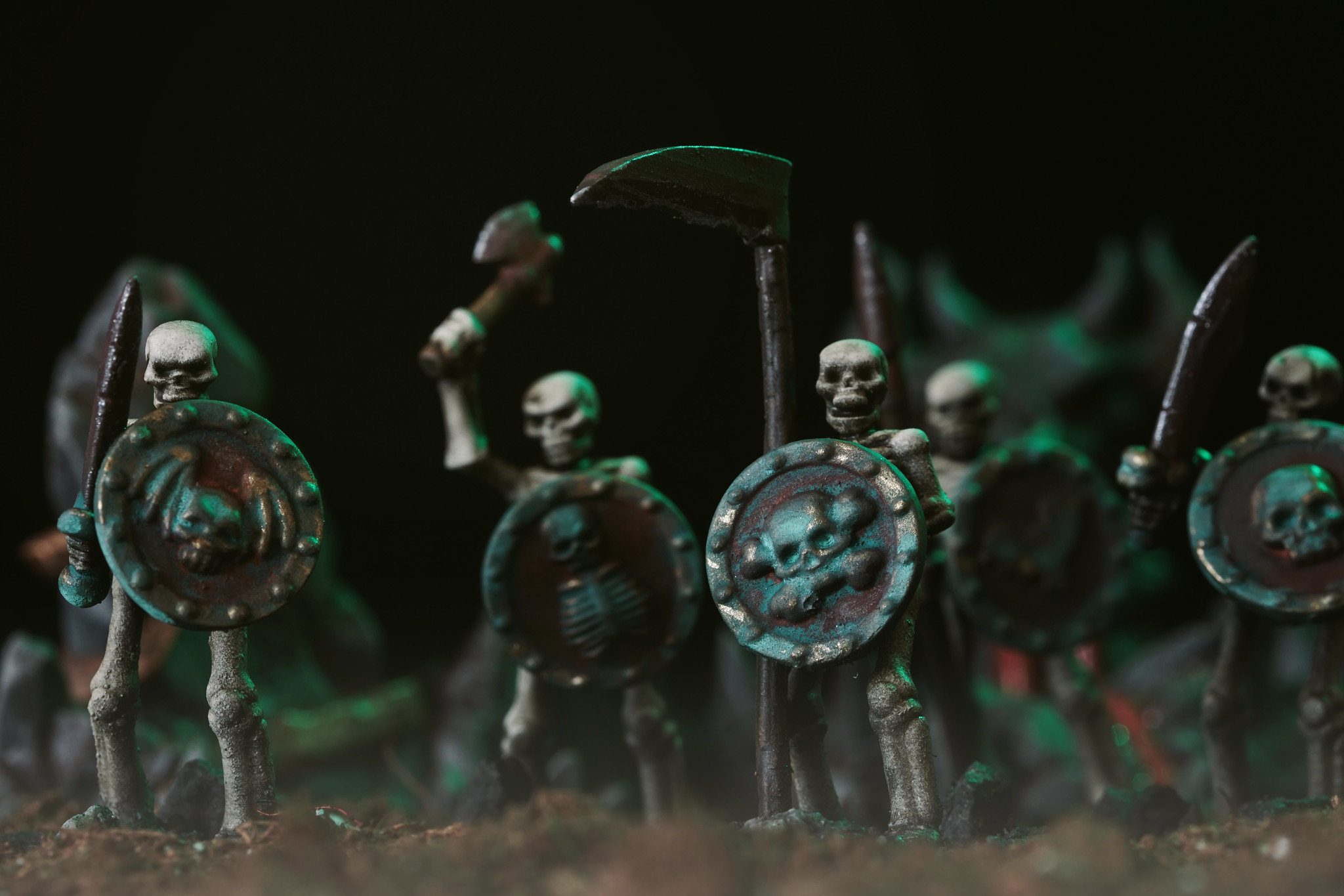 3D Print of Skeleton Horde Unit (26 minis) by ElDavePhoto
