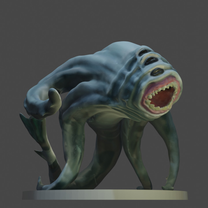 3D Printable Aboleth by Roberto Contreras Ramirez