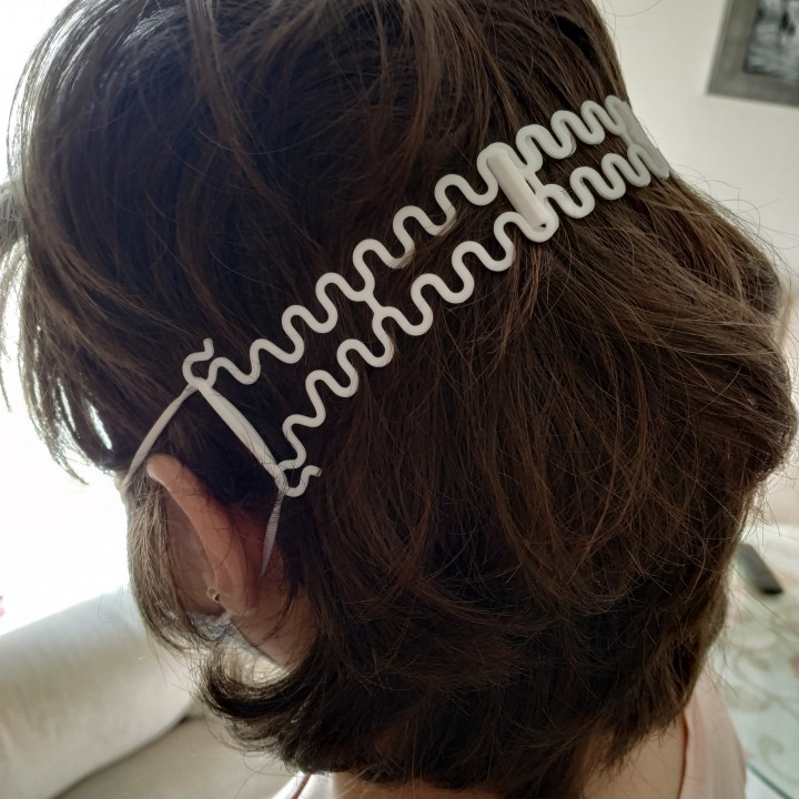 3D Printable Ear saver flexible 14-23 cm long by imakina