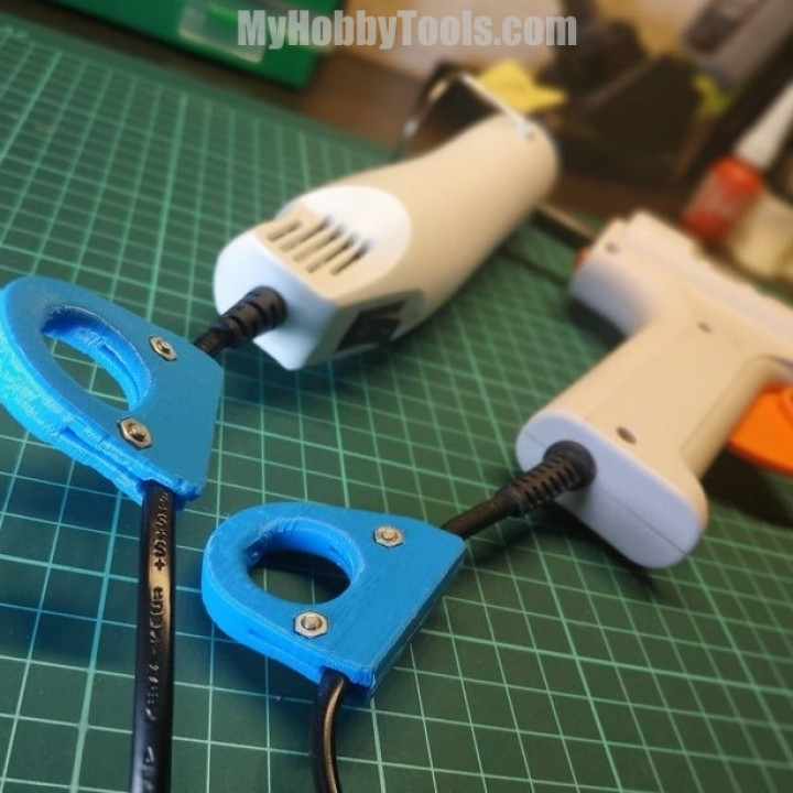 3D Printable Hook for hanging tool by cable by Aleksandr Aleksandrov