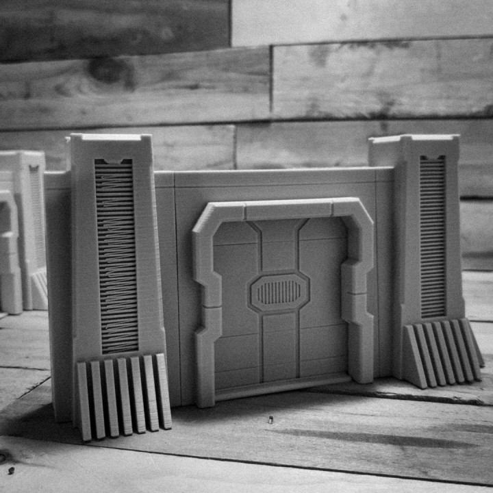 3D Printable Modular Walls for Tabletop and Dioramas by Fr3D ...