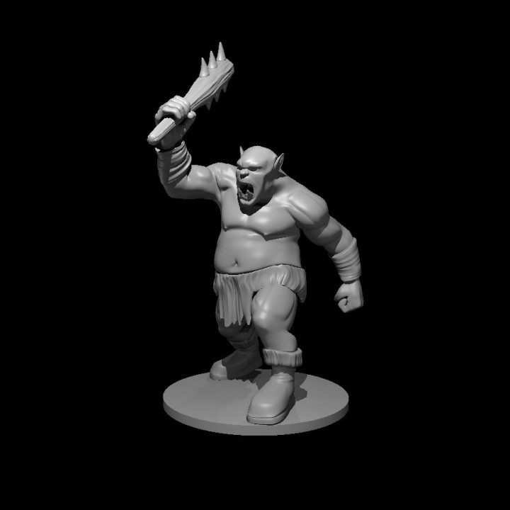 3D Printable Ogre Updated Pose 2 by Miguel Zavala