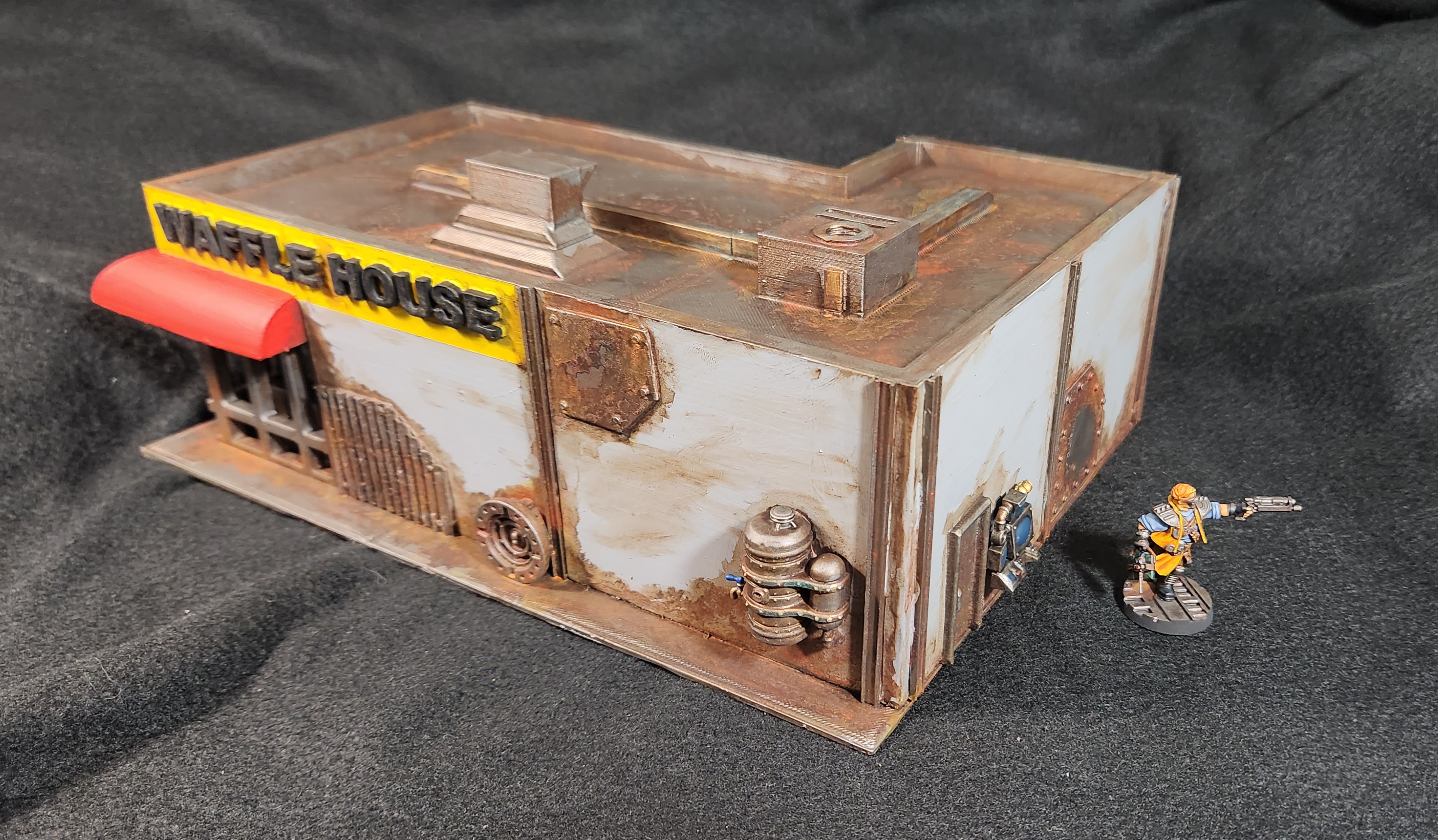3D Print of N-Scale Waffle House by ThunderGuppy