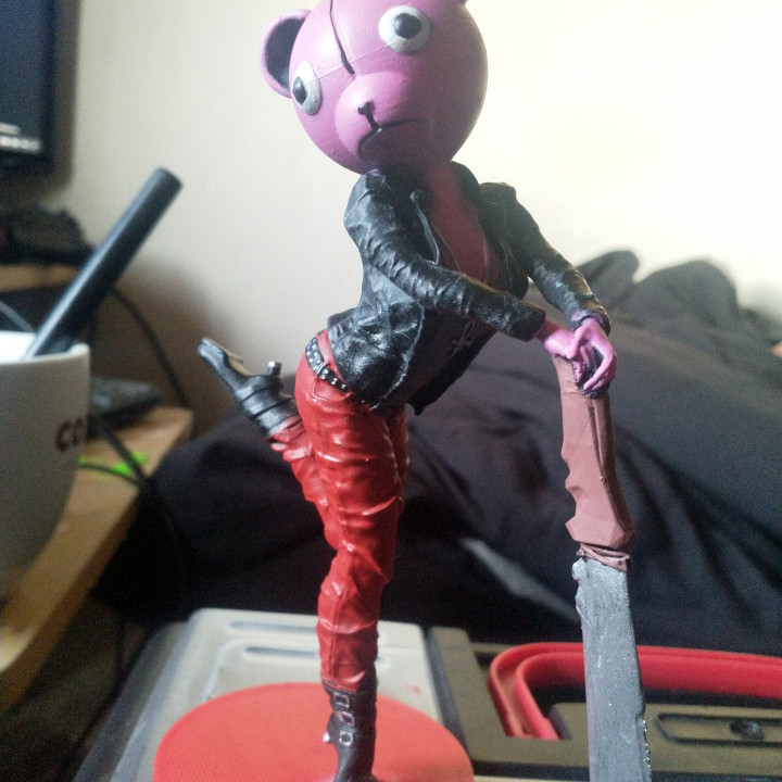 3D Printable Knife Bear Machete by joe daly