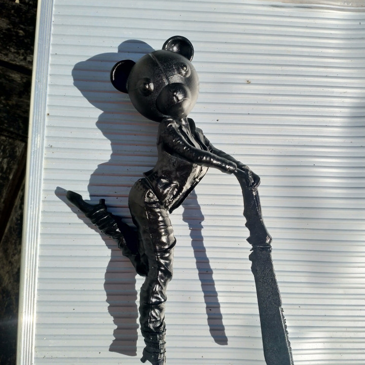 3D Printable Knife Bear Machete by joe daly